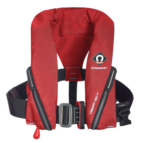 Crewsaver Crewfit 150N Junior, Röd med soft loop D-ring – Kriskollen ...